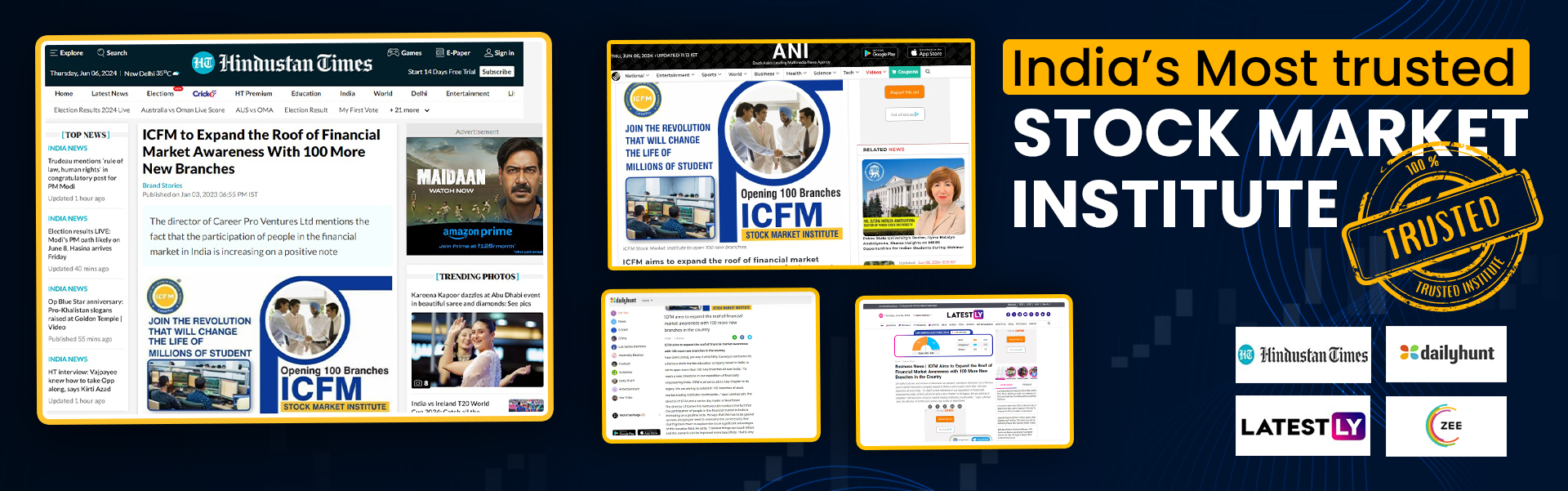 Learn Stock Market Courses at ICFM Institute